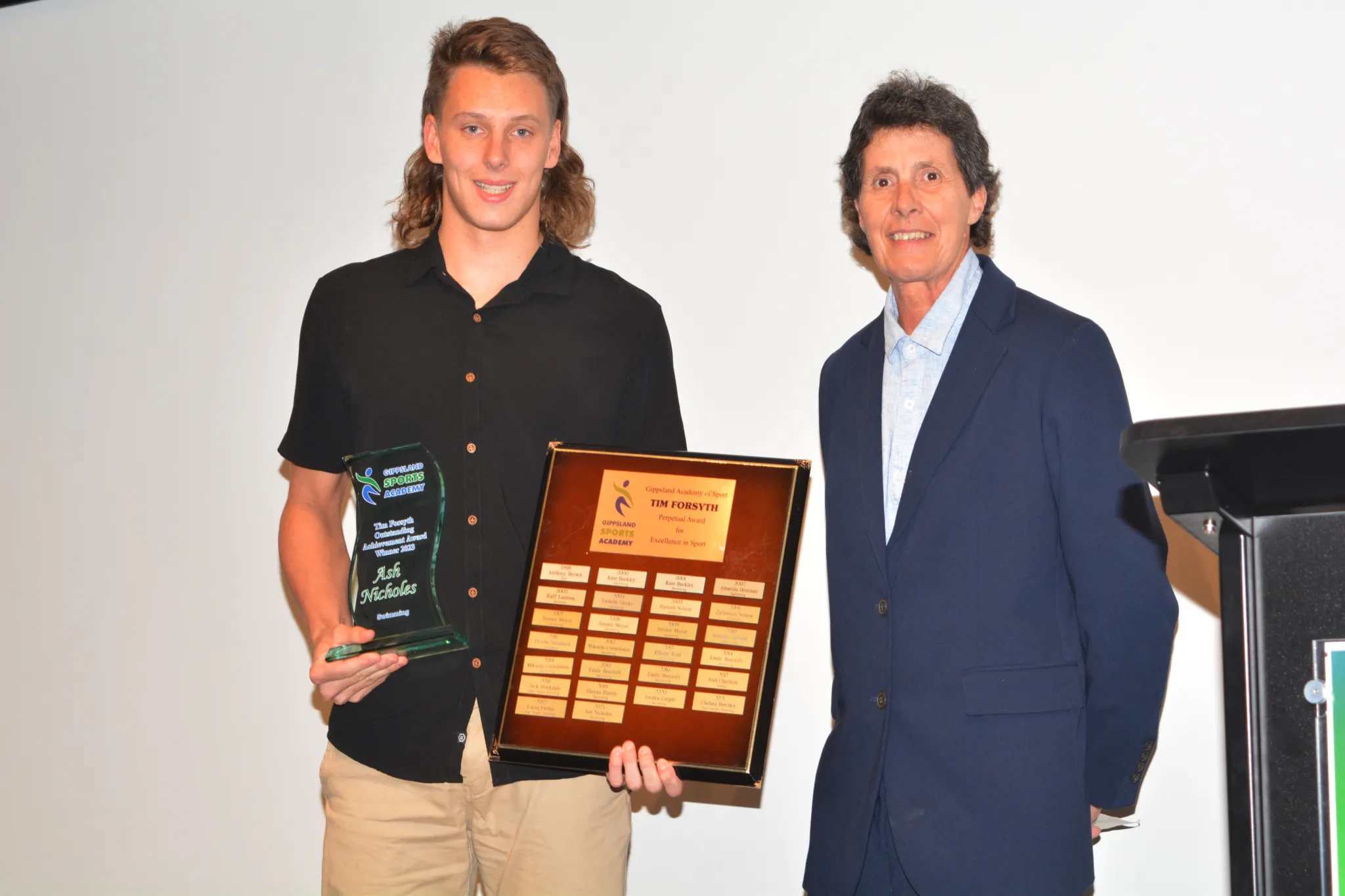 Tim Forsyth Award - Gippsland Sports Academy